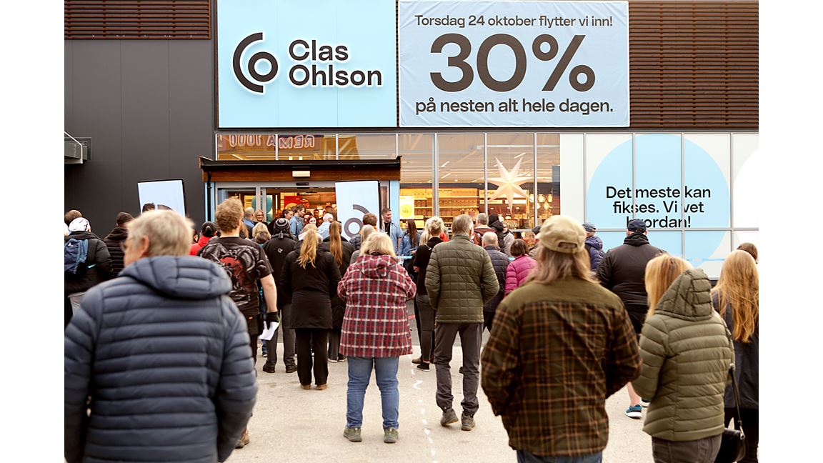 Grand Opening for Clas Ohlson in Tynset, Norway - about.clasohlson.com